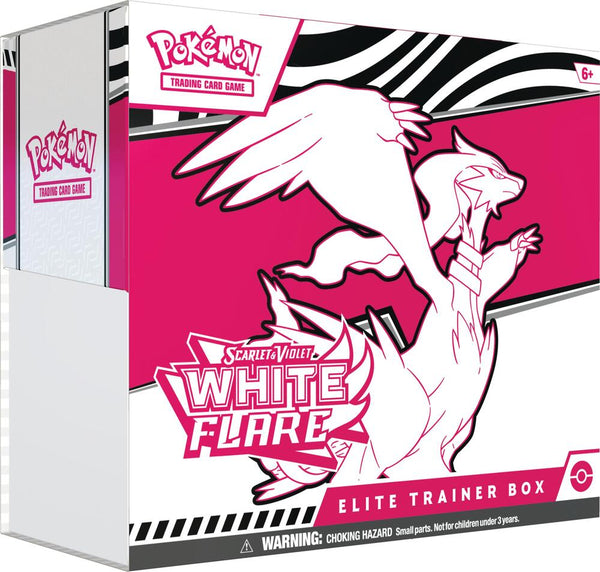 Pokemon Scarlet and Violet White Flare Elite Trainer Box - Rizo Sports