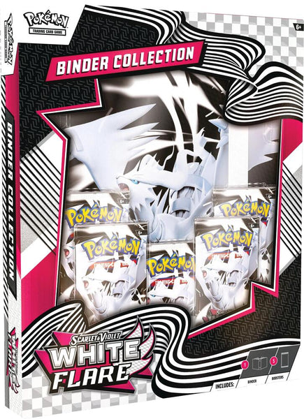 Pokemon Scarlet and Violet White Flare Binder Collection - Rizo Sports