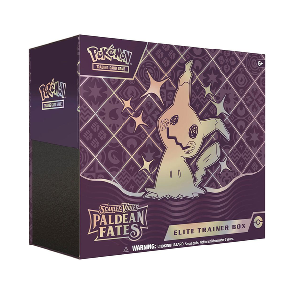 Pokemon Scarlet and Violet Paldean Fates Elite Trainer Box - Rizo Sports