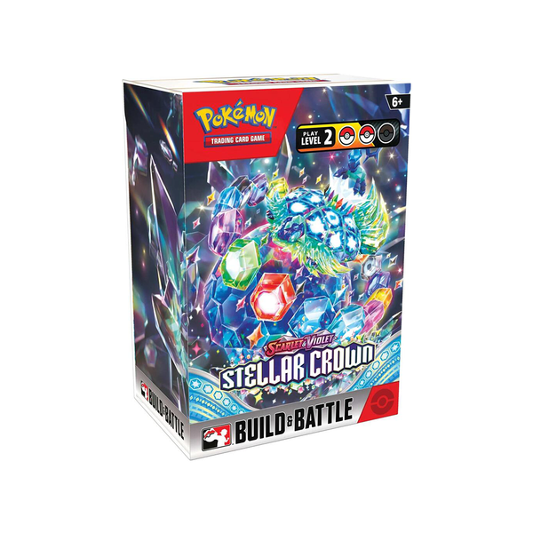 Pokemon Scarlet and Violet Stellar Crown Build and Battle Mini Box ...